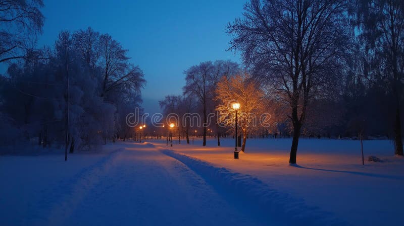 Nice Theme Landscape Picture Stock Photo - Image of lamp, season: 342419996