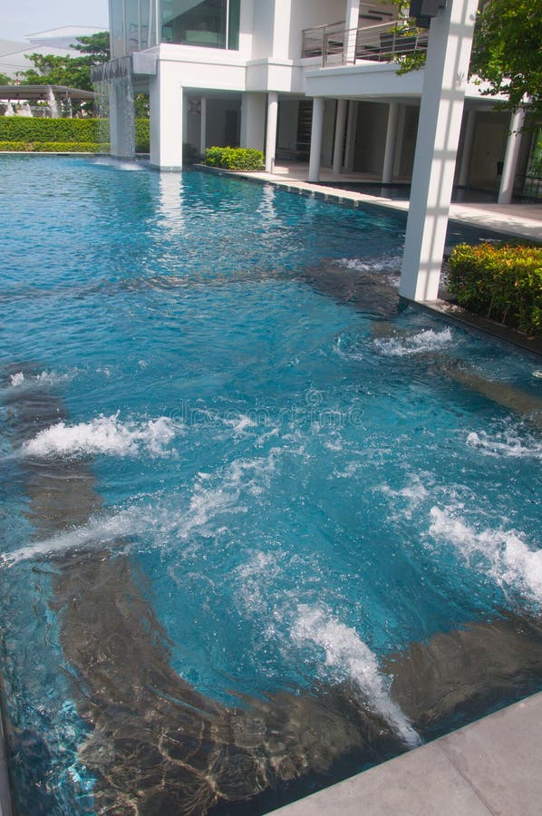 Nice tropical pool stock image. Image of summer, tropical - 53929863