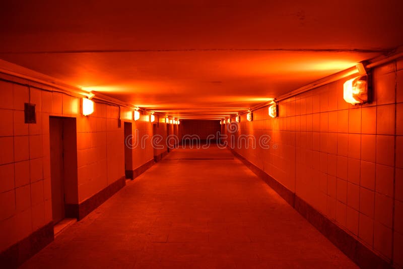 Underground Crossing Over the Road Stock Image - Image of underground ...