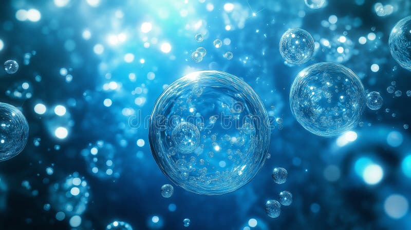 Nice Underwater Anime Theme Background for Wallpaper Stock Image ...