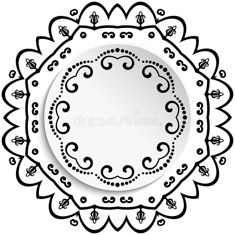 Nice Vector Greeting Card stock vector. Illustration of border - 121567384