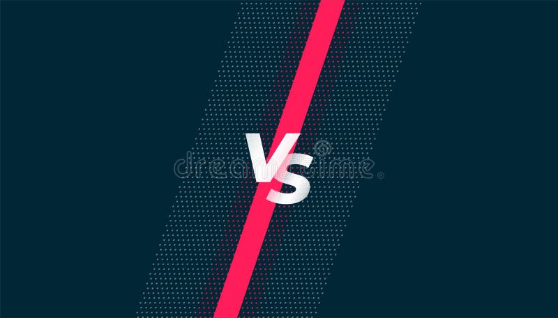 Nice Versus Vs Championship Poster for Tournament Match Stock ...