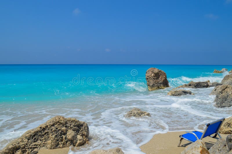 Beach alone stock image. Image of beach, megali, view - 119818671