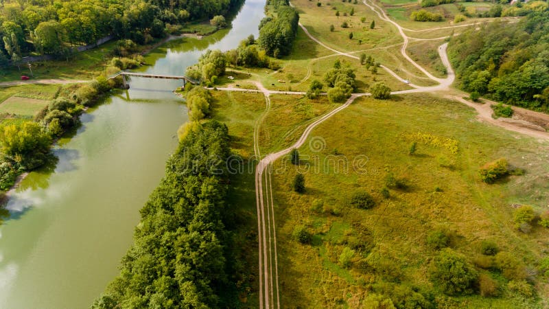 Nice View of the Bridge and the River. Stock Photo - Image of natural ...