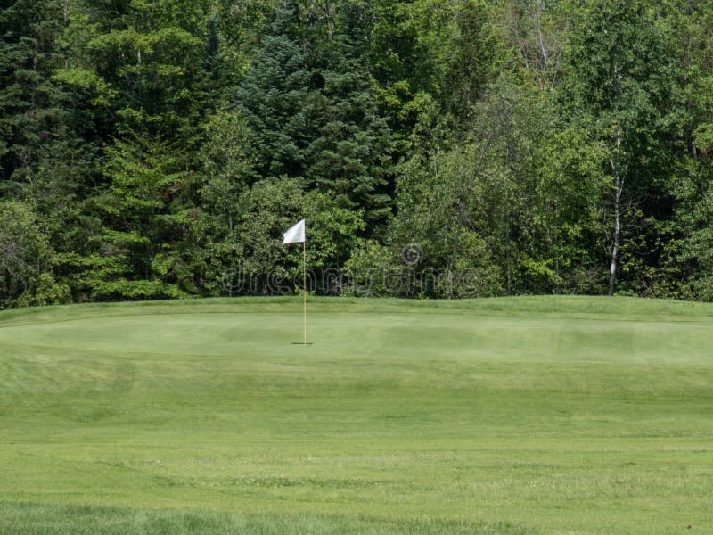 Nice View on a Canadian Golf Club Stock Photo - Image of garden, summer ...
