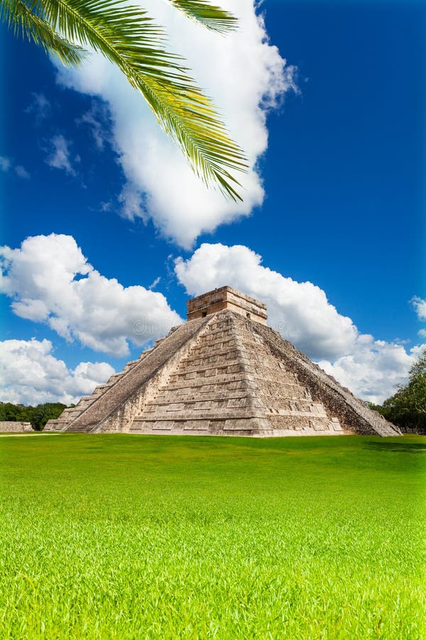 Nice View of Chichen, Itza Monument, Mexico Stock Photo - Image of ...