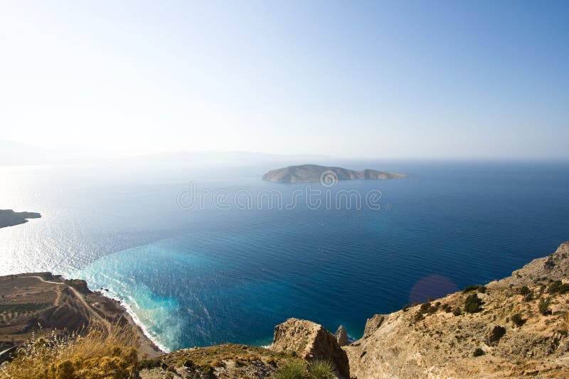 Nice view in crete island stock photo. Image of mood, recreation - 6487172