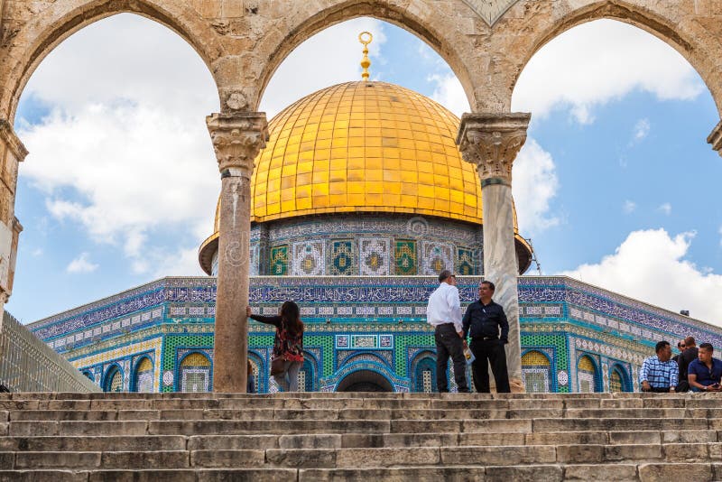Nice View of Dome of the Rock Editorial Image - Image of construction ...