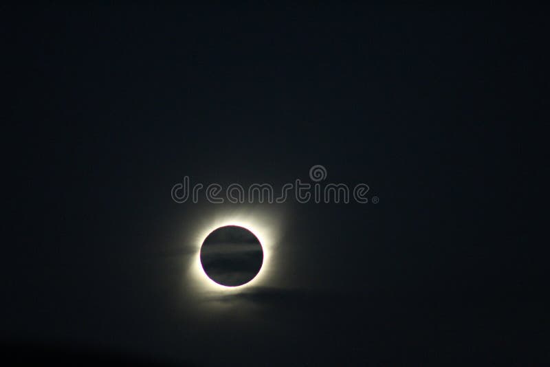 A Nice View of the Eclipse of July 2 in Argentina Stock Image - Image ...