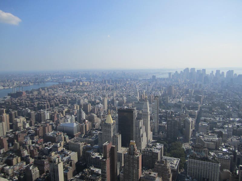 A Nice View from the Empire State Building Editorial Stock Photo ...