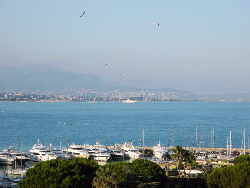 Nice view, France. stock photo. Image of port, harbor - 67198454
