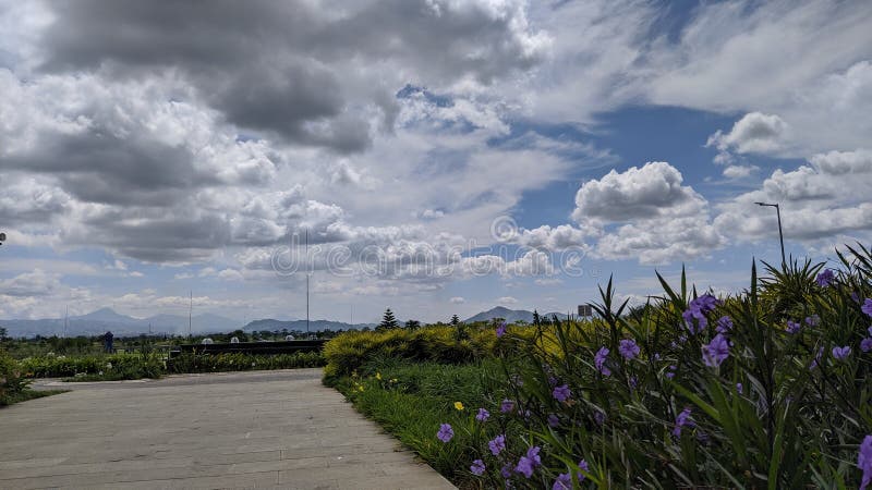 Nice View at Golf Course stock photo. Image of cloudview - 224758308