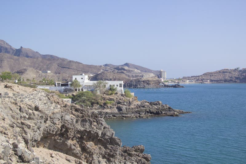 Nice View of the Gulf of Aden Stock Photo - Image of rock, islet: 283034048