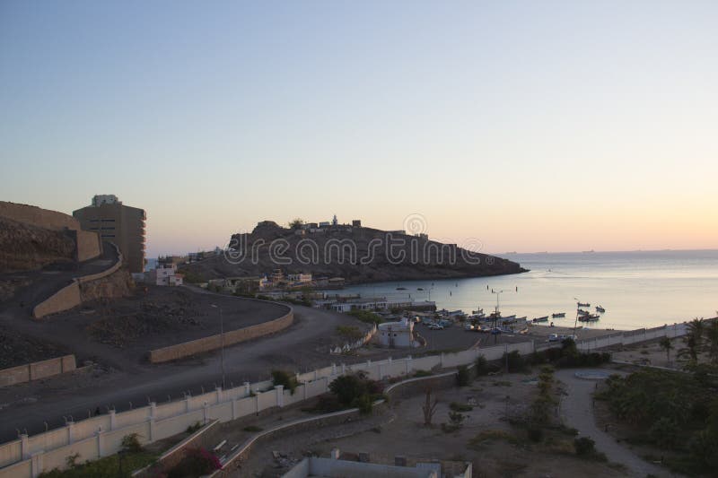Nice View of the Gulf of Aden in Yemen Stock Photo - Image of beach ...