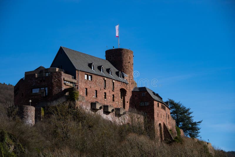 Nice View of Hengebach Castle on the Rur in Heimbach Stock Photo ...