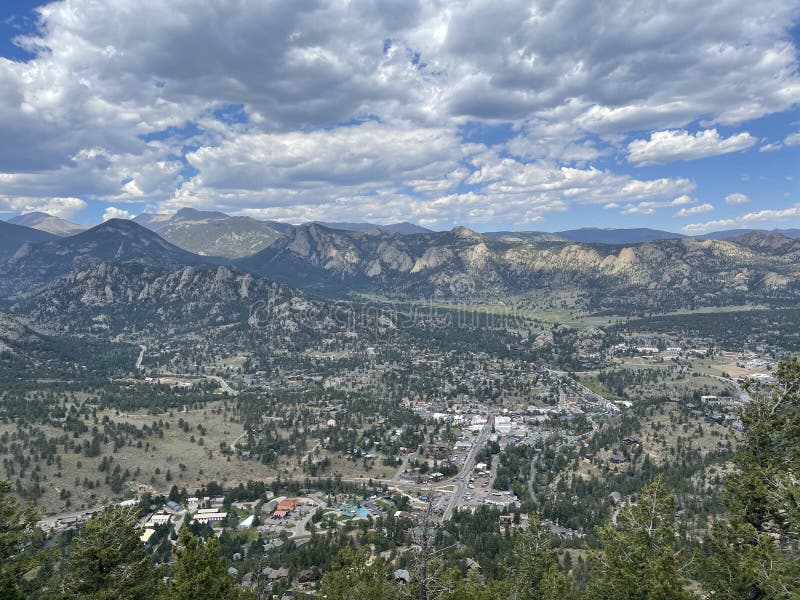 Nice view for Colorado stock image. Image of skyline - 255389549