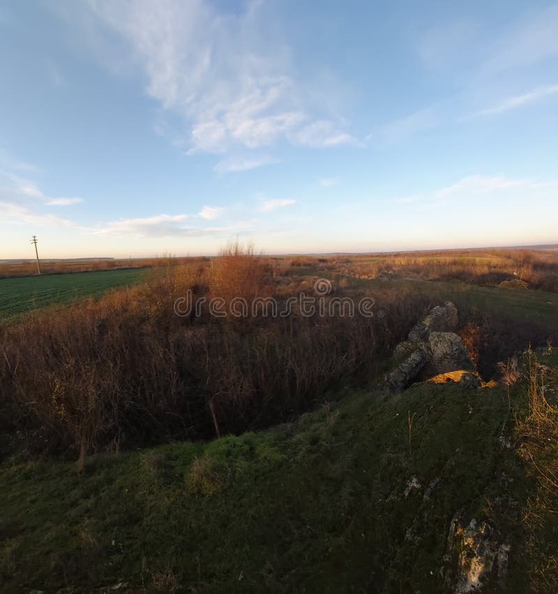 A Nice View of Nature and Getting Close To Winter Stock Image - Image ...