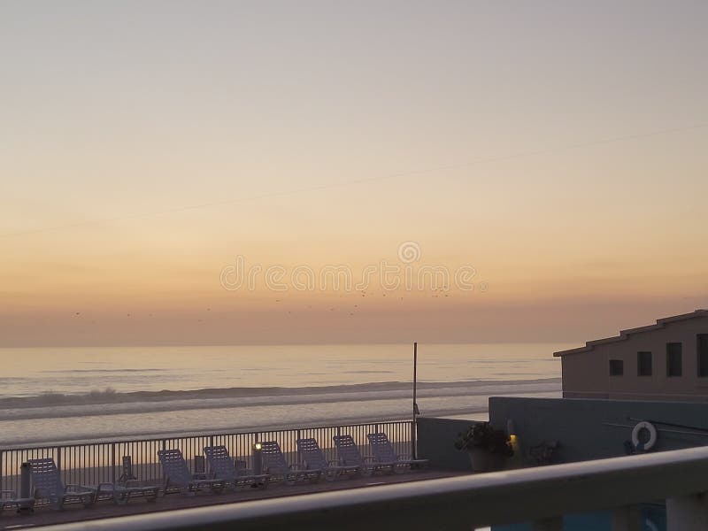 A Nice View of the Ocean from Florida. Stock Image - Image of coast ...