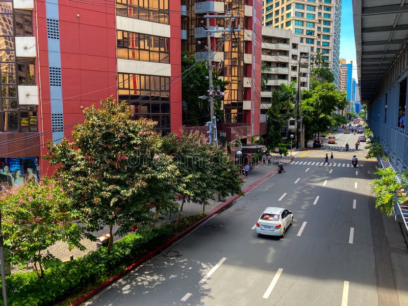 Nice view of road in city editorial stock photo. Image of ...