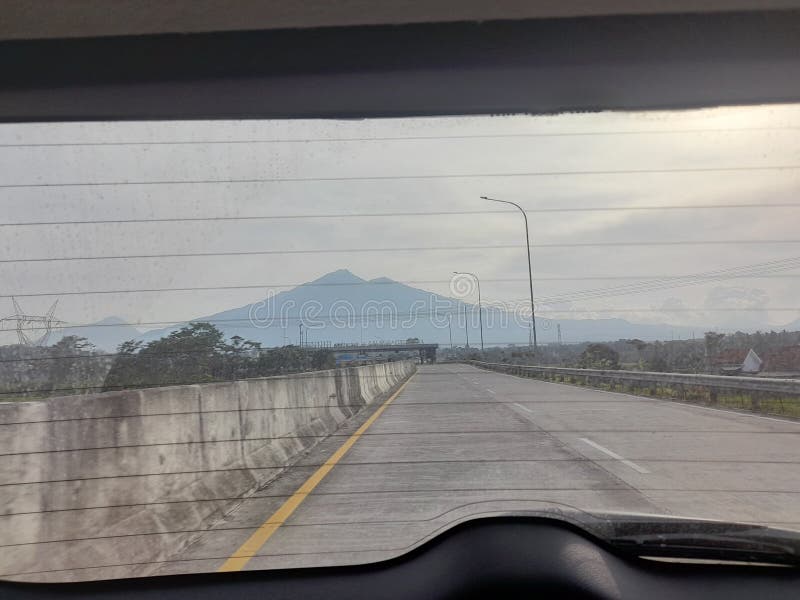 Nice View from Salatiga Toll Road Stock Image - Image of iron, road ...