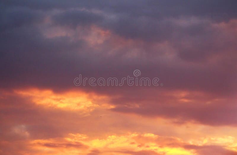 Nice View of Sky on the Sunset Stock Photo - Image of dawn, evening ...