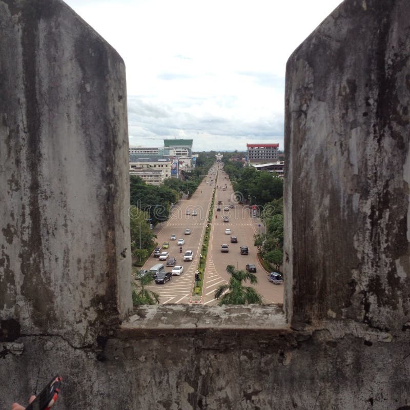 Nice view to road stock image. Image of laos, travel - 43392867