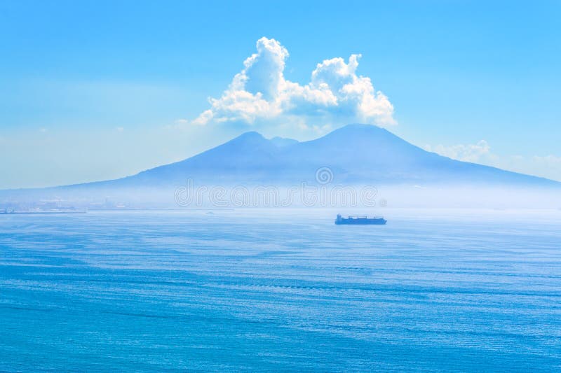 Nice View of the Volcano Mount Vesuvius Stock Photo - Image of journey ...
