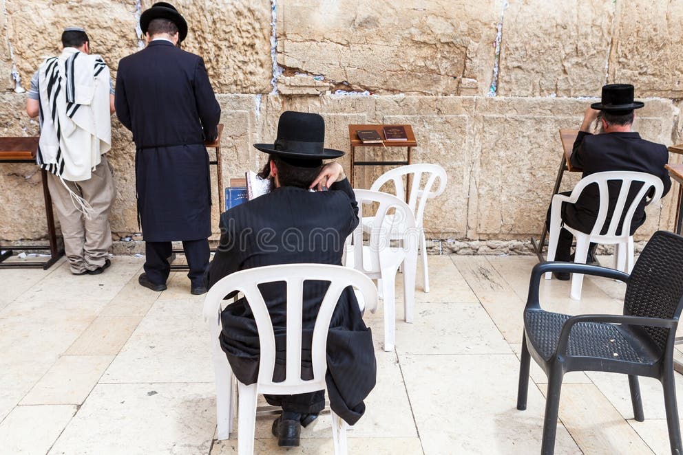Nice View of the the Western Wall Editorial Stock Image - Image of ...