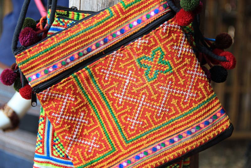 Nice vivid handcraft bag stock image. Image of handcrafted - 50629809