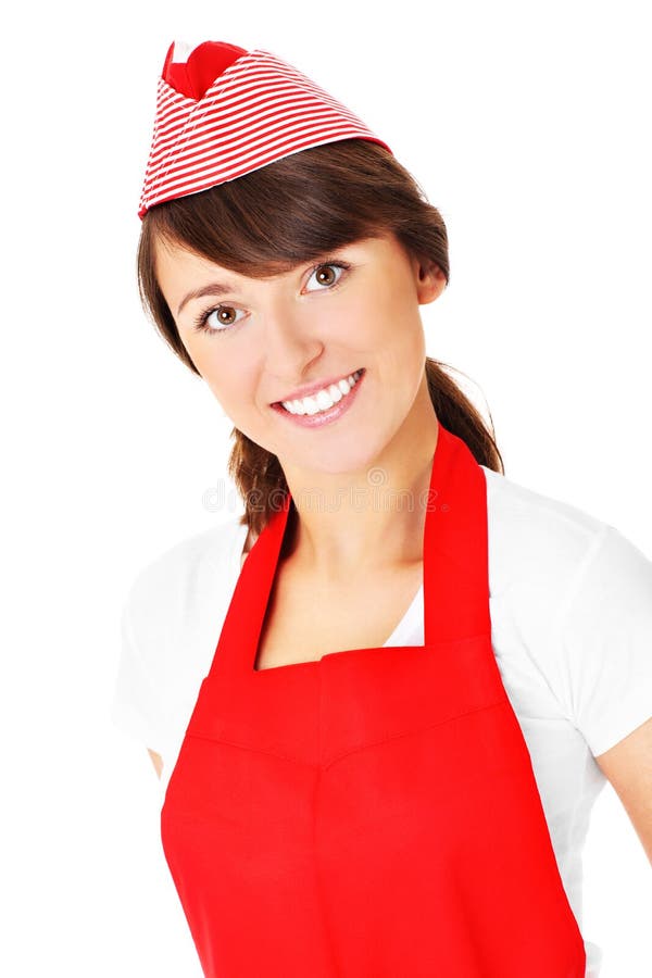 Nice waitress stock photo. Image of professional, isolated - 35781018