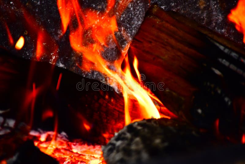 Cozy fire stock image. Image of nice, fire, cozy, warm - 143664997