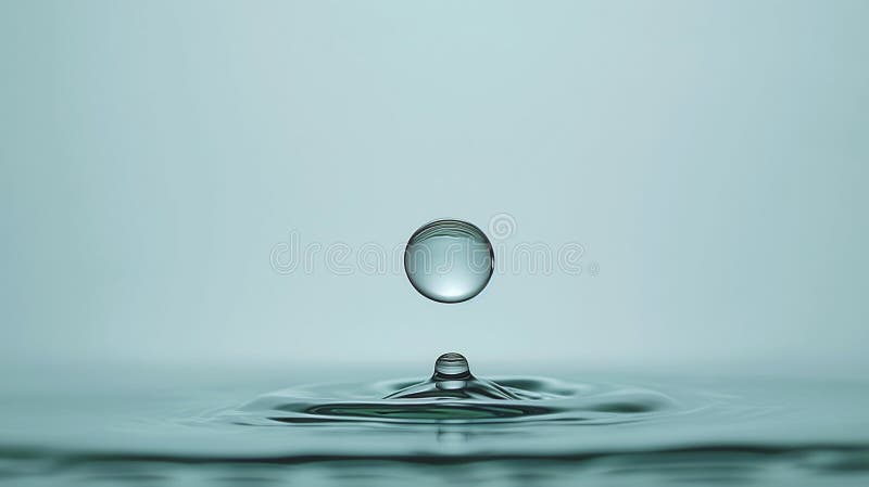 Nice Water Drop Theme for Wallpaper Stock Image - Image of purity ...