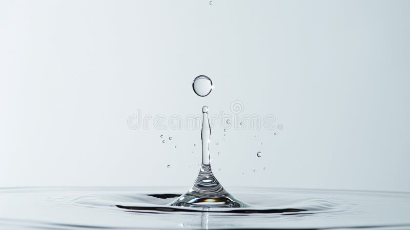 Nice Water Drop Theme for Wallpaper Stock Image - Image of ripple ...