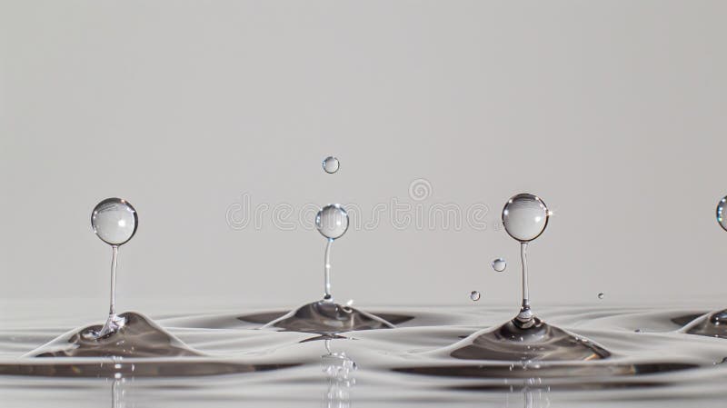 Nice Water Drop Theme for Wallpaper Stock Photo - Image of transparent ...