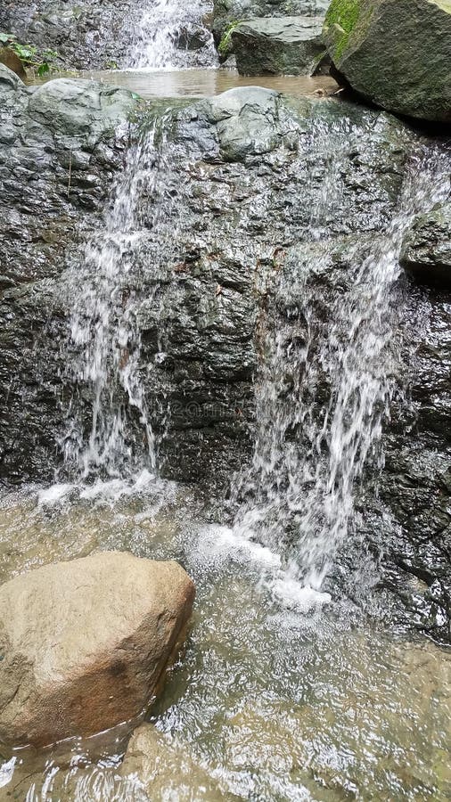 Nice waterfall stock image. Image of falling, nice, waterfall - 119789515