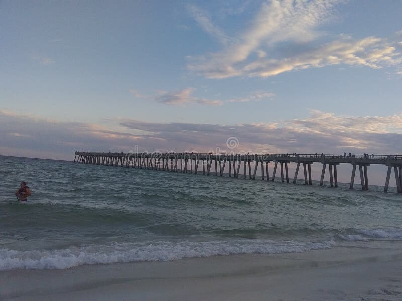 Navarre Beach - Florida stock image. Image of beach, florida - 24550839