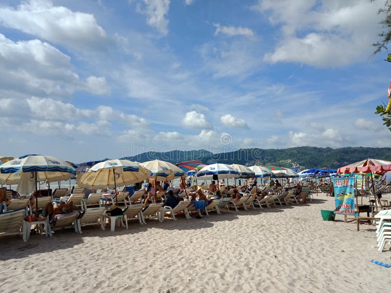 Beach editorial stock photo. Image of nice, phuket, weather - 134688803