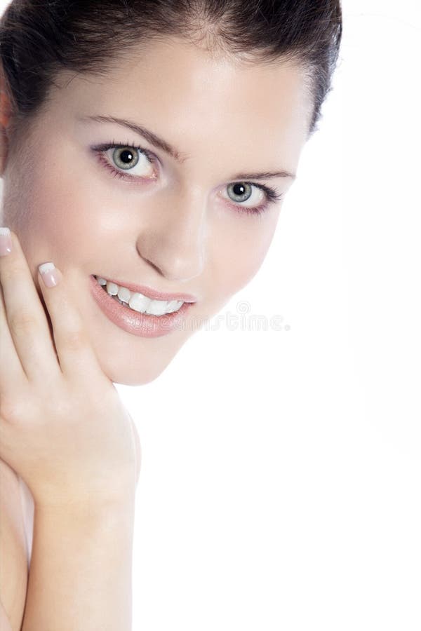 Nice Wellnes Face Very Close Up Stock Image - Image of health, healthy ...