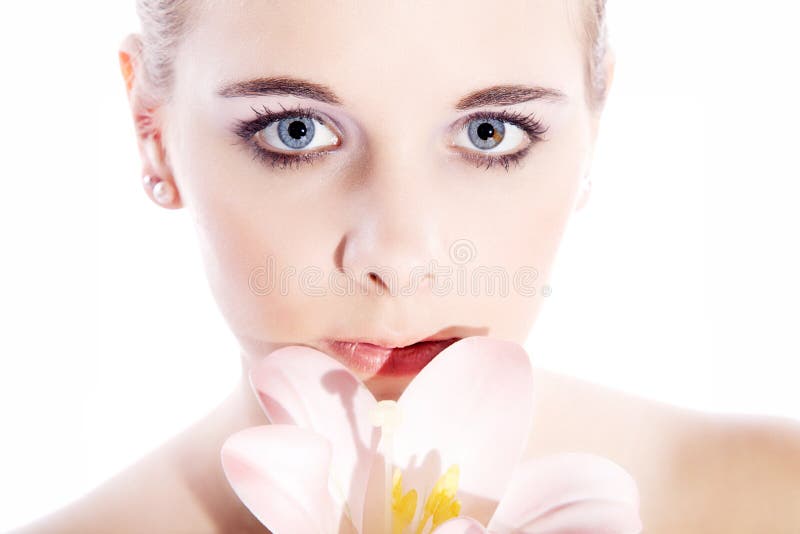 Nice Wellnes Face Very Close Up Stock Image - Image of health, healthy ...