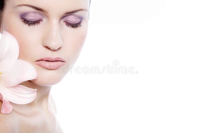 Nice Wellnes Face Very Close Up Stock Image - Image of elegance, aroma ...