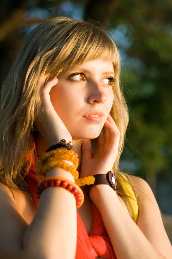 Nice woman stock image. Image of blonde, lovely, caucasian - 13067015