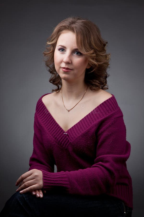 Nice woman stock photo. Image of portrait, smile, face - 23659922