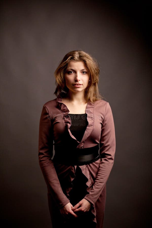 Nice woman stock photo. Image of attractive, studio, feminine - 23944488