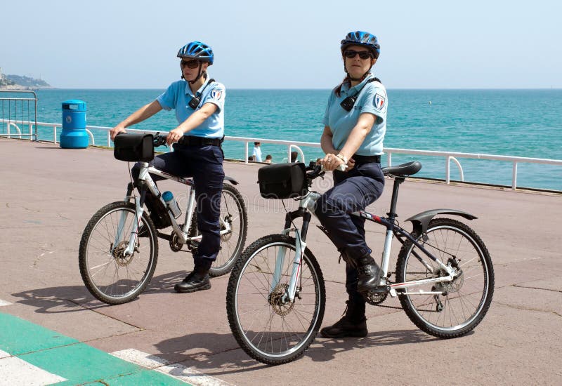 Nice - Women Police Officers Editorial Photo - Image of mediterranean ...