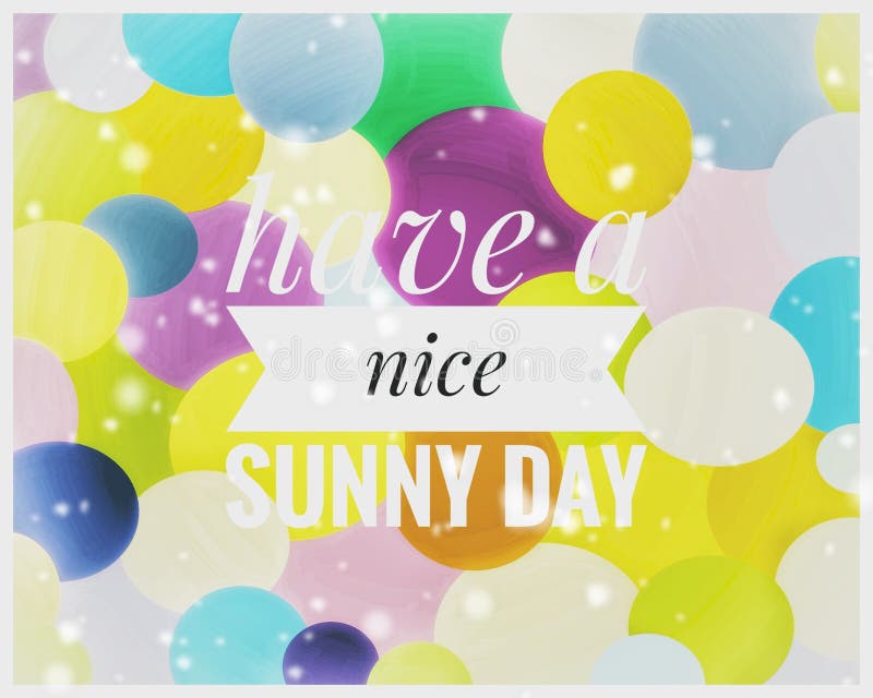 Have Sunny Day Stock Illustrations – 989 Have Sunny Day Stock ...