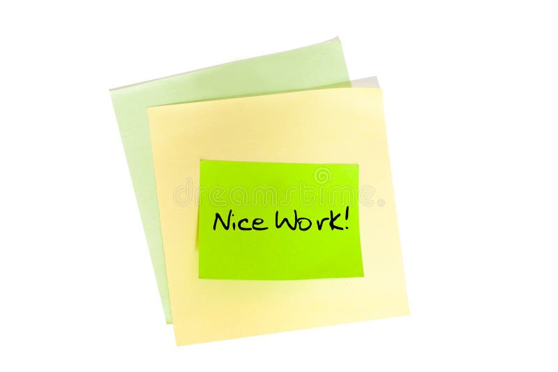 Nice Work stock photo. Image of conceptual, advice, color - 27369568