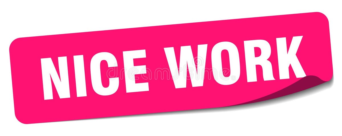 Nice Work Stock Illustrations – 10,300 Nice Work Stock Illustrations ...