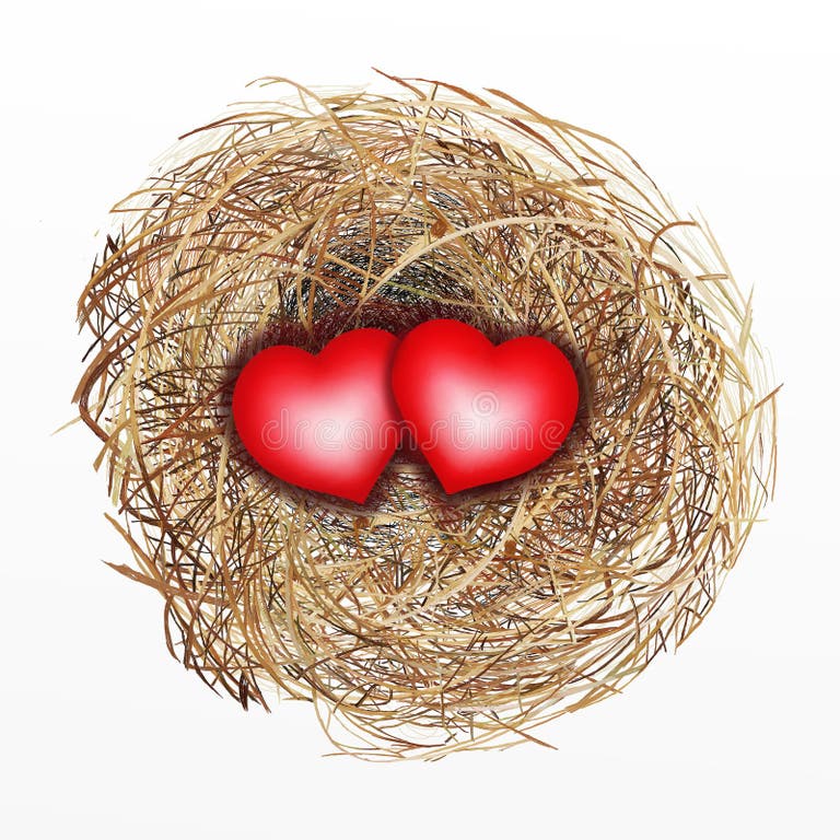 Heart Nest Stock Illustrations – 2,581 Heart Nest Stock Illustrations ...