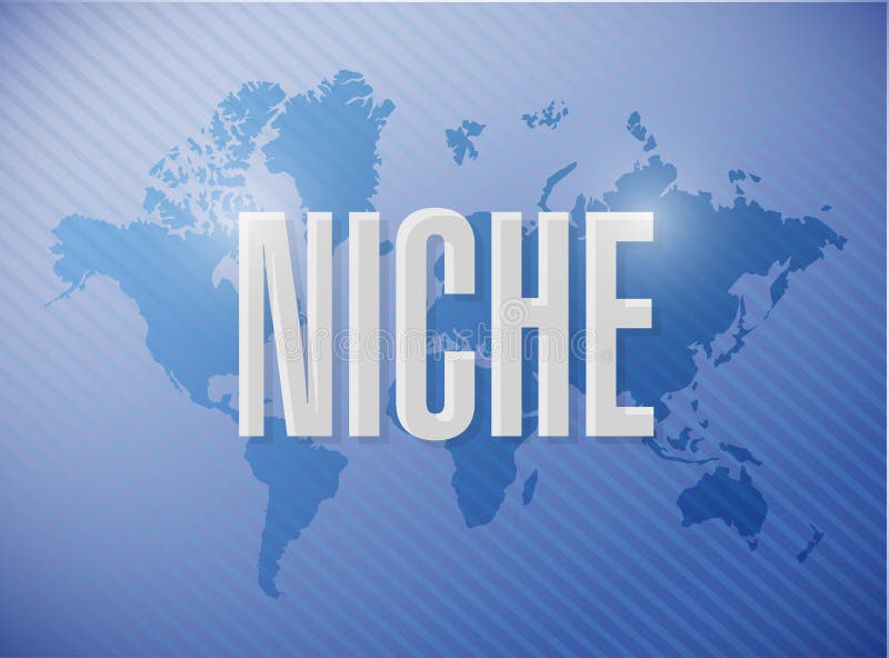 Niche Sign Illustration Design Stock Illustration - Illustration of ...