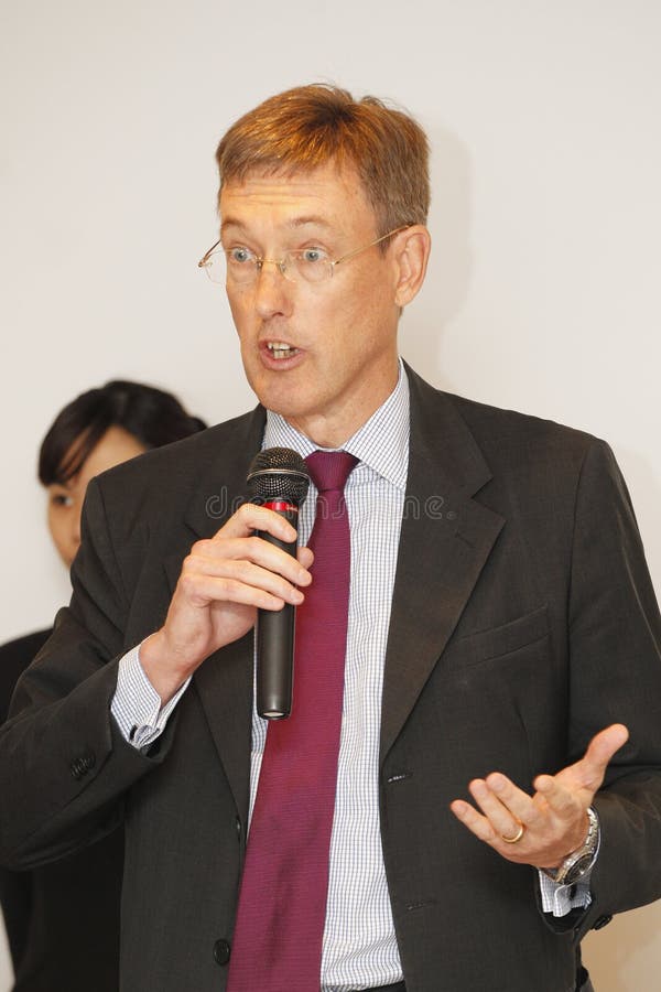 Nicholas Winsor, HSBC Taiwan CEO Editorial Image - Image of speech ...